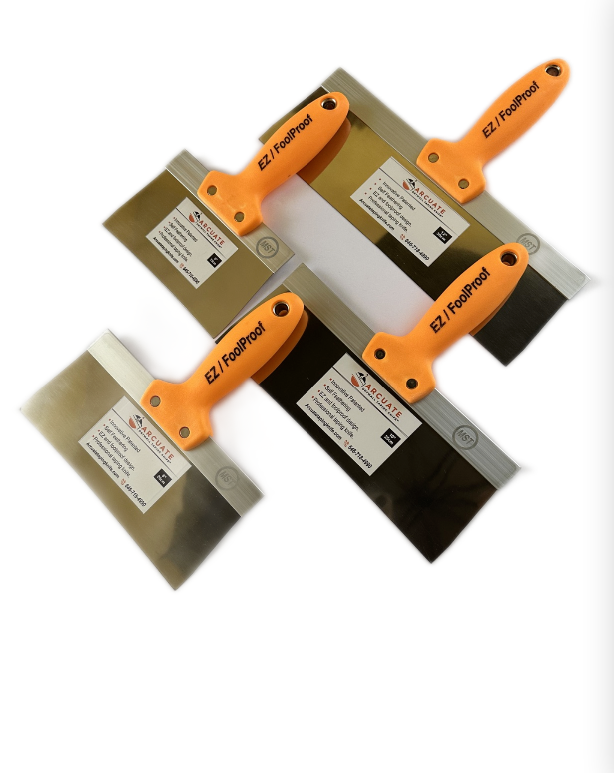 Stainless Steel Taping Knives – Arcuate Taping Knife